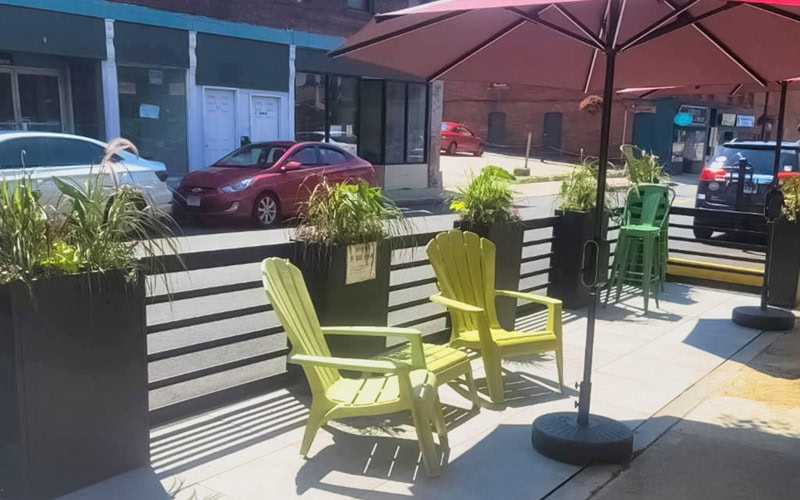 Quick Assembly Parklet Kits | Archatrak StreetDeck