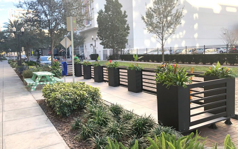 Quick Assembly Parklet Kits | Archatrak StreetDeck