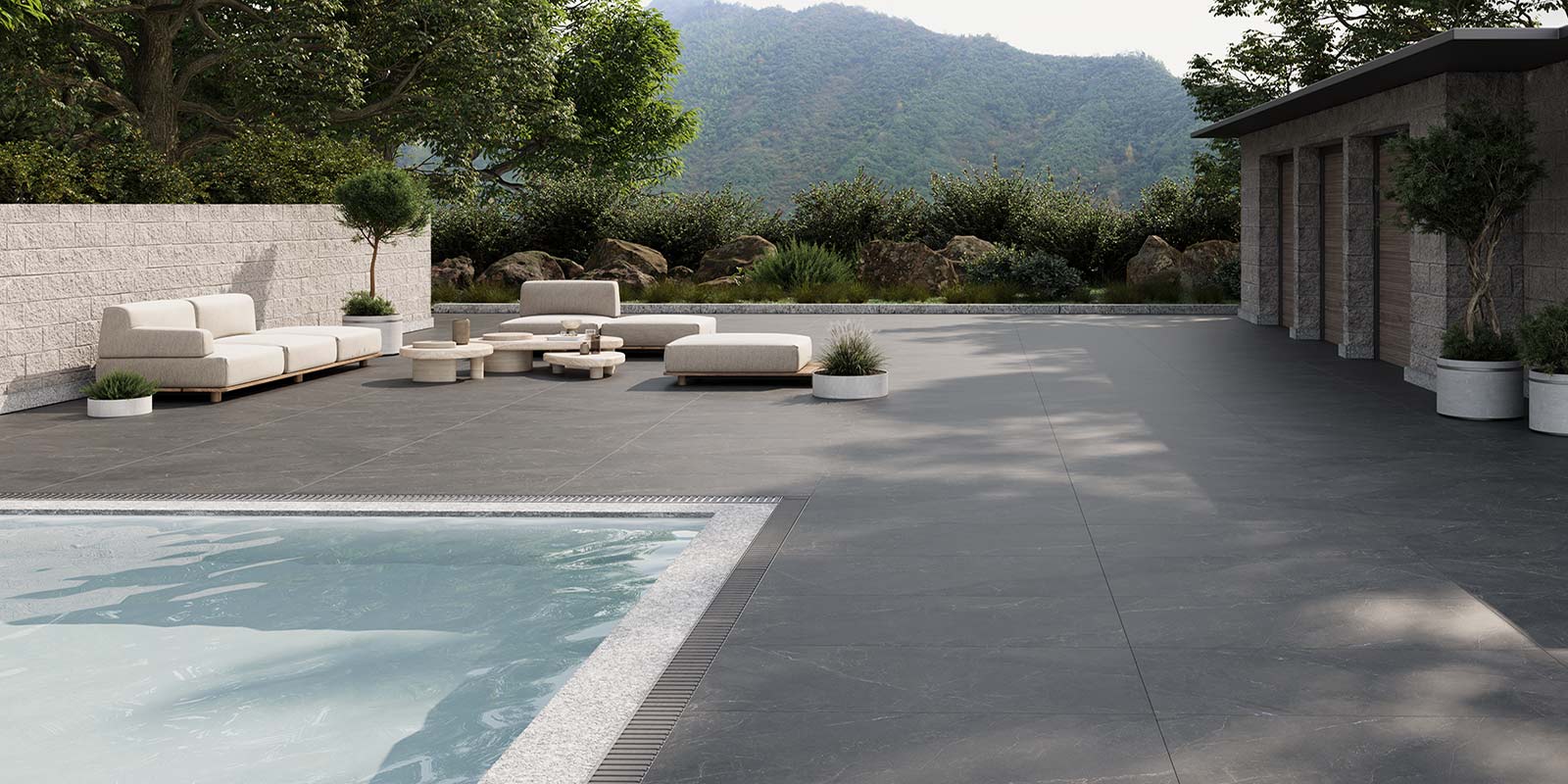 How To Install Porcelain Pavers Using Stackable Rubber Pads