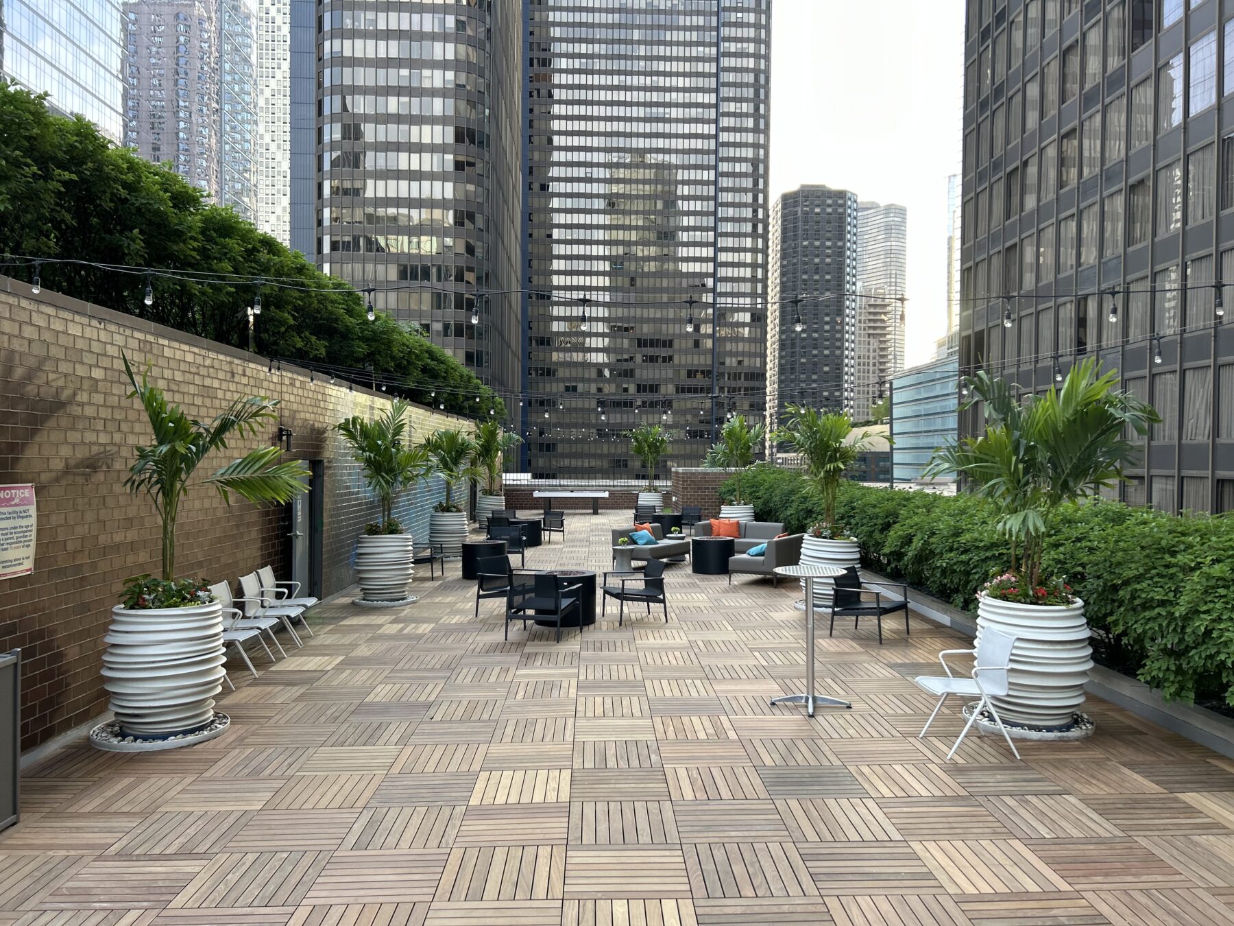 Ipe Wood Deck Tiles For Elevated Rooftop Decks.