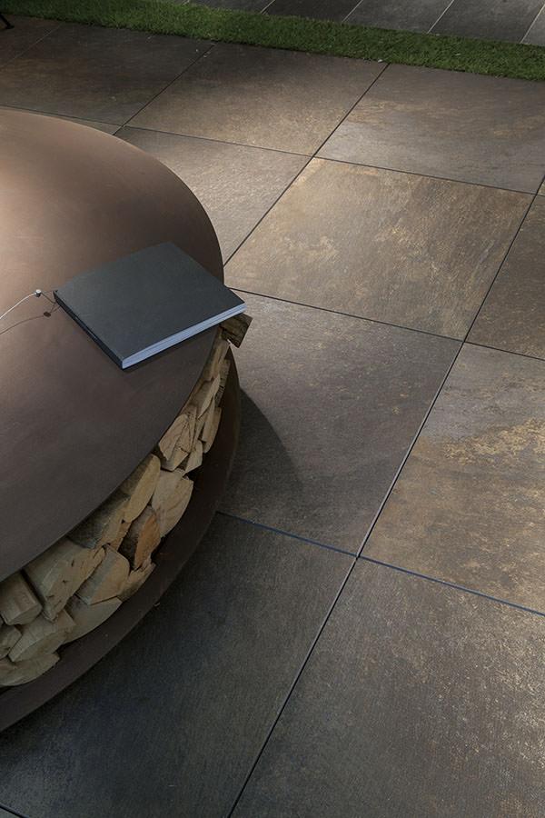 Multicolor Indian Slate Look Porcelain Pavers